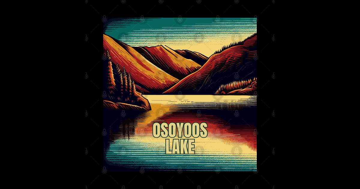 Osoyoos Lake - Osoyoos - Sticker | TeePublic