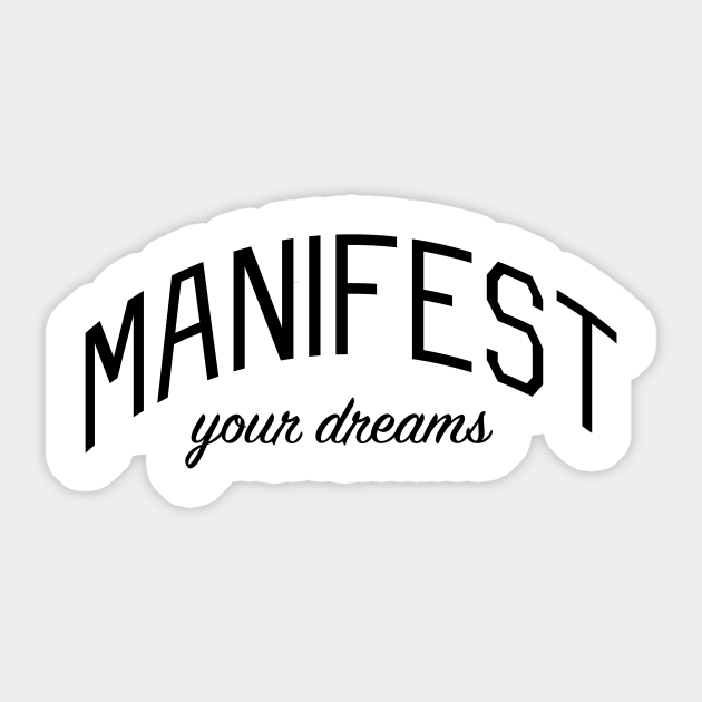 Stickers Paper Motivational Sticker Aesthetic Sticker Manifest Your ...