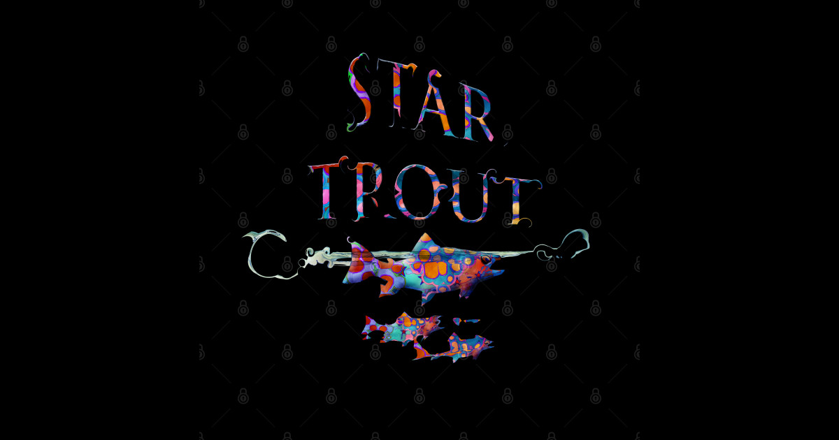 Star Trout - Trout Hart - Sticker | TeePublic