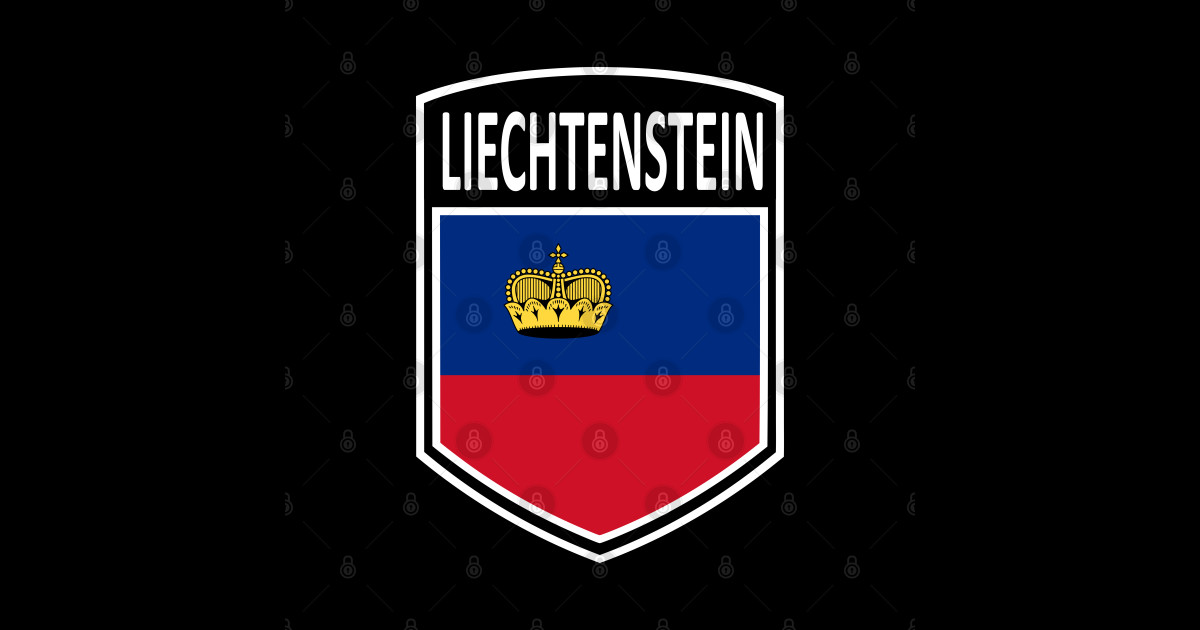 Flag Shield - Liechtenstein - Liechtenstein - Sticker | TeePublic