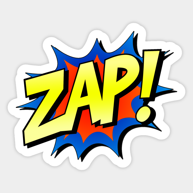 ZAP! - Zap - Sticker | TeePublic