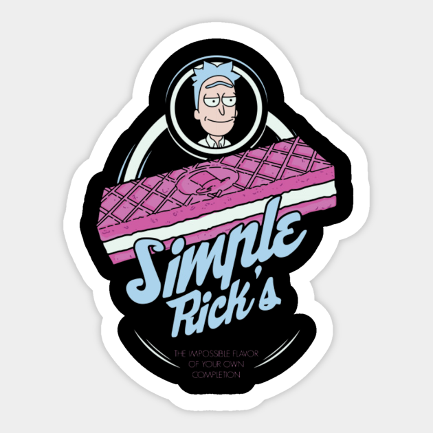 Simple Rick - Simple Rick - Sticker | TeePublic