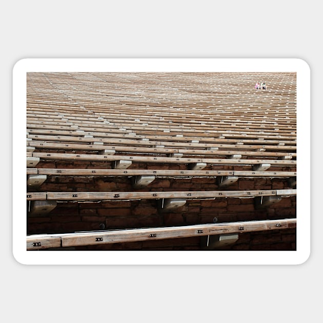 Quiet Morning at Red Rocks Amphitheater - Amphitheater - Sticker ...