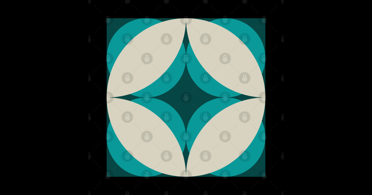 Modern Geometric Pasifika Design - Geometric - Sticker | TeePublic