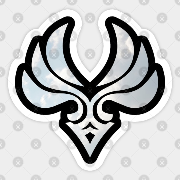 Anemo Symbol - Anemo - Sticker | TeePublic