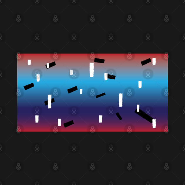 Gradient hot to cold colours horizontal gradient - Abstract - T-Shirt ...