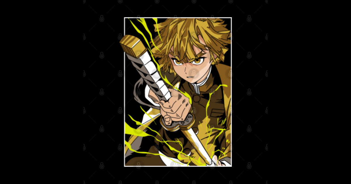 Zenitsu Agatsuma - Demon Slayer - Zenitsu - T-Shirt | TeePublic