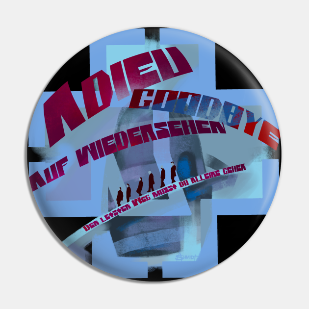 Rammstein/Adieu - Rammstein - Pin | TeePublic