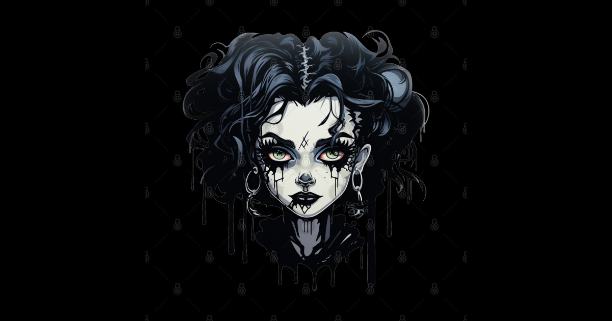 Goth Girl Cyberpunk Grunge Anime - Sci Fi - Posters and Art Prints ...