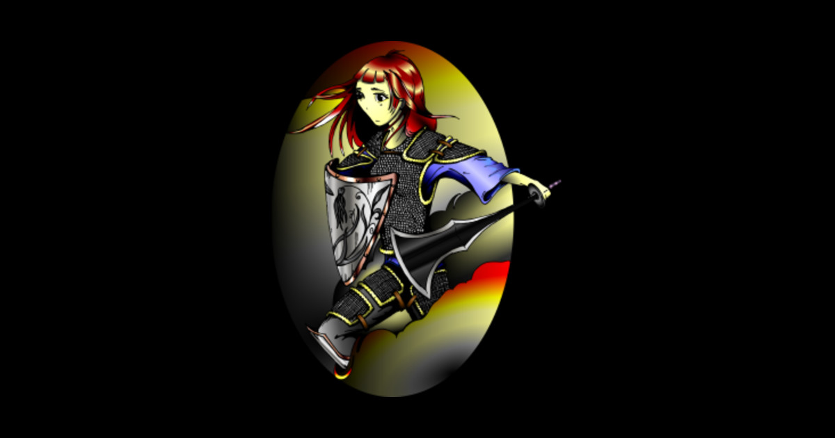 Anime Warrior - Anime - T-Shirt | TeePublic