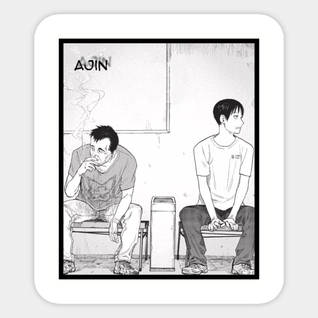 MHM. - Ajin - Sticker | TeePublic