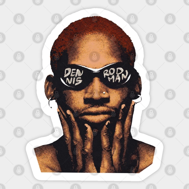 Dennis Rodman - Dennis Rodman - Sticker | TeePublic