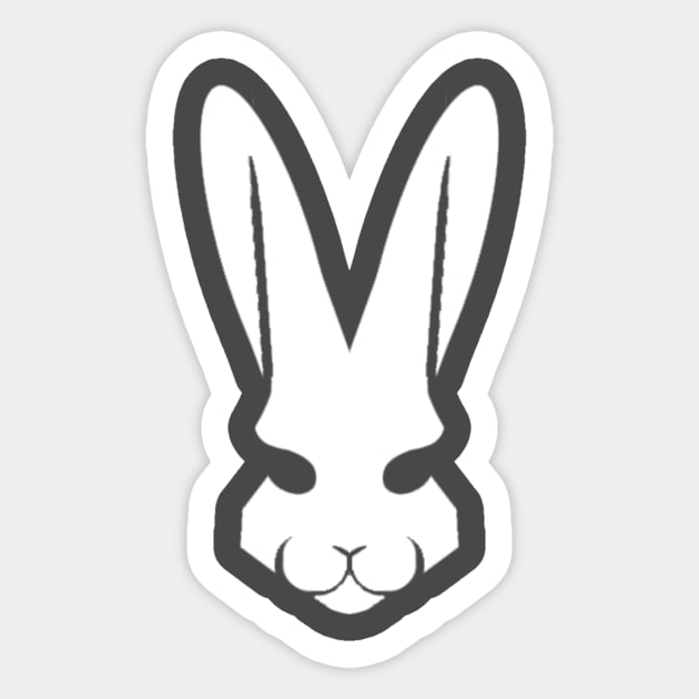 The White Rabbit Logo - Logo - Sticker | TeePublic
