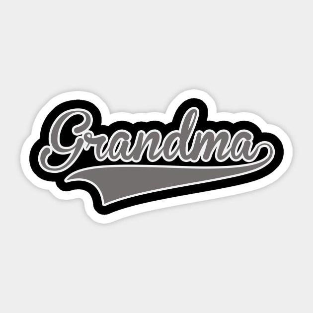 Grandma Logo - Grandma - Sticker | TeePublic