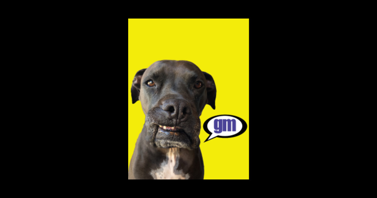 Good morning! - Gm Nft - Sticker | TeePublic