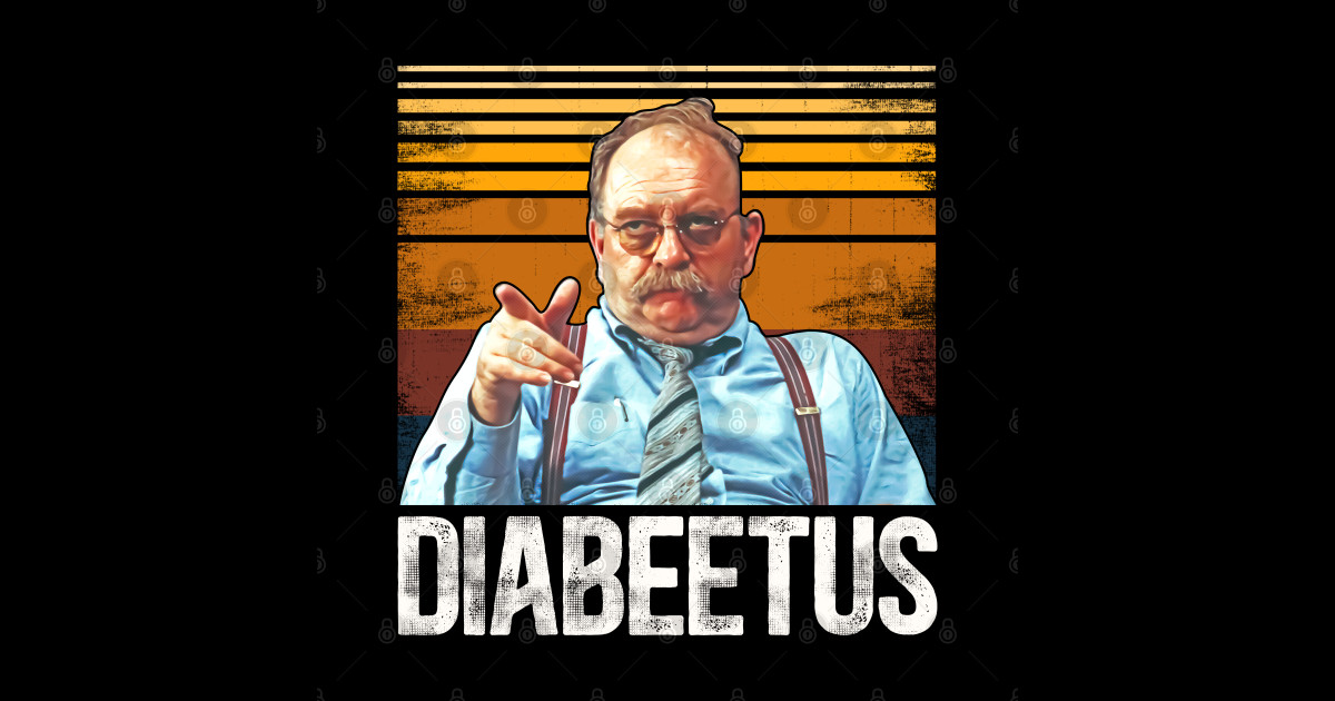 Diabeetus Diabetes meme - Diabeetus - Sticker | TeePublic