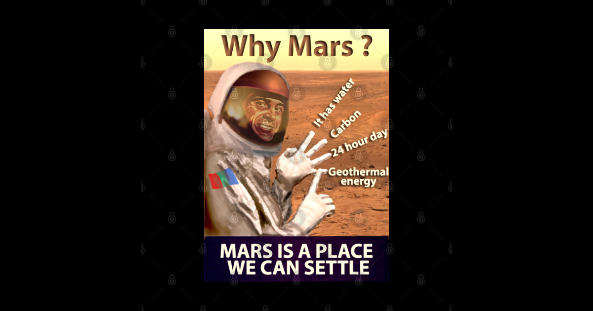 Mars Colonization Propaganda Poster - Mars Colonization - Posters and ...