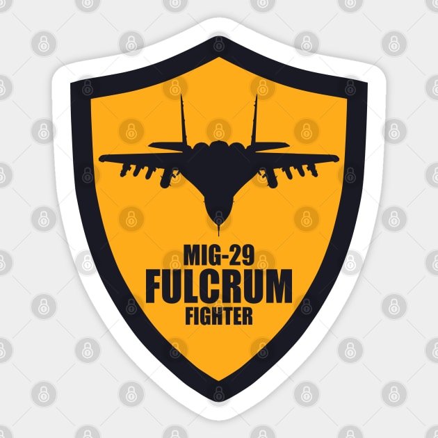 MIG-29 Fulcrum - Russian Mig29 Fighter Plane - Sticker | TeePublic