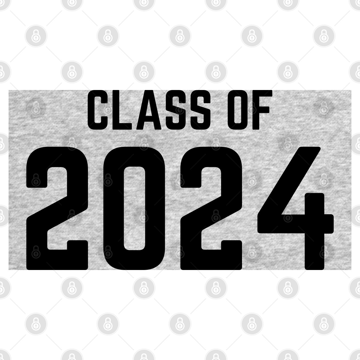 Class Of 2024. Simple Typography 2024 Design for Class Of/ Graduation ...