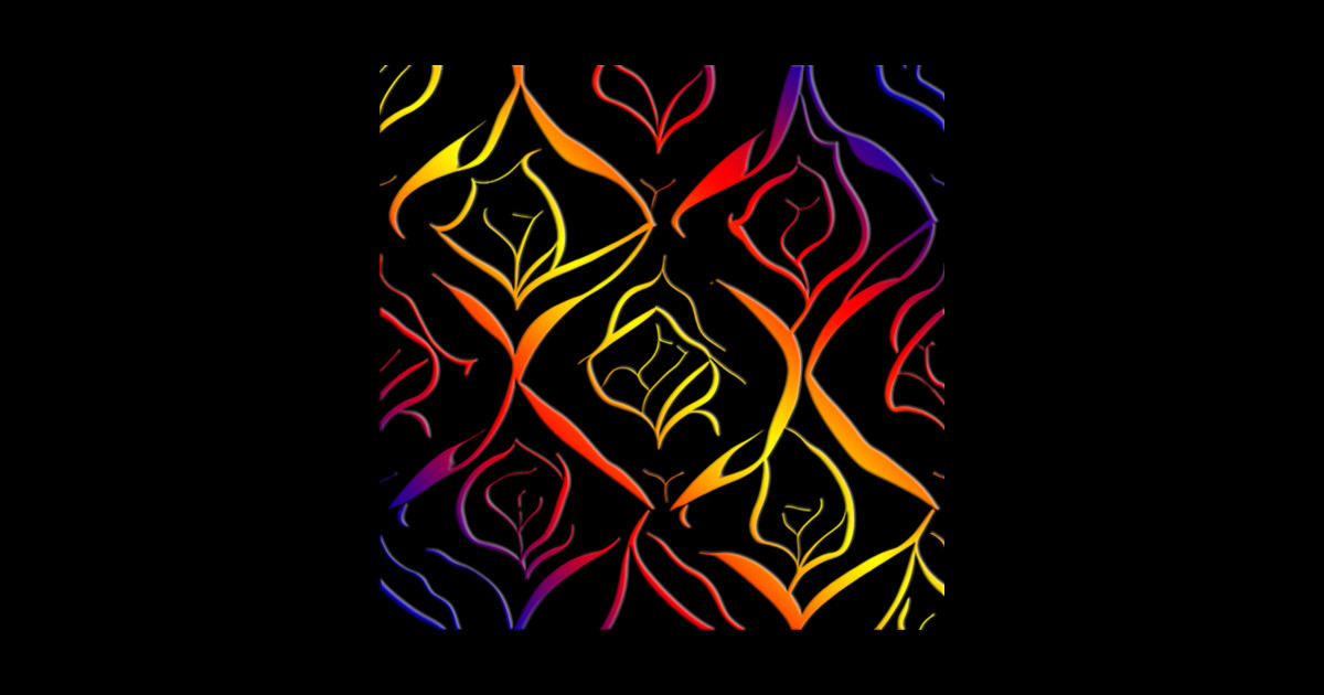 Seamless Line Pattern - Pattern - Sticker | TeePublic