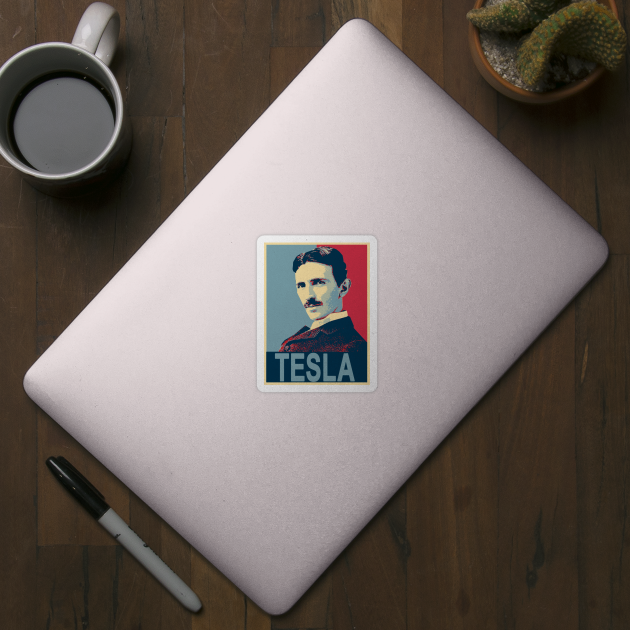 tesla - Tesla - Sticker | TeePublic