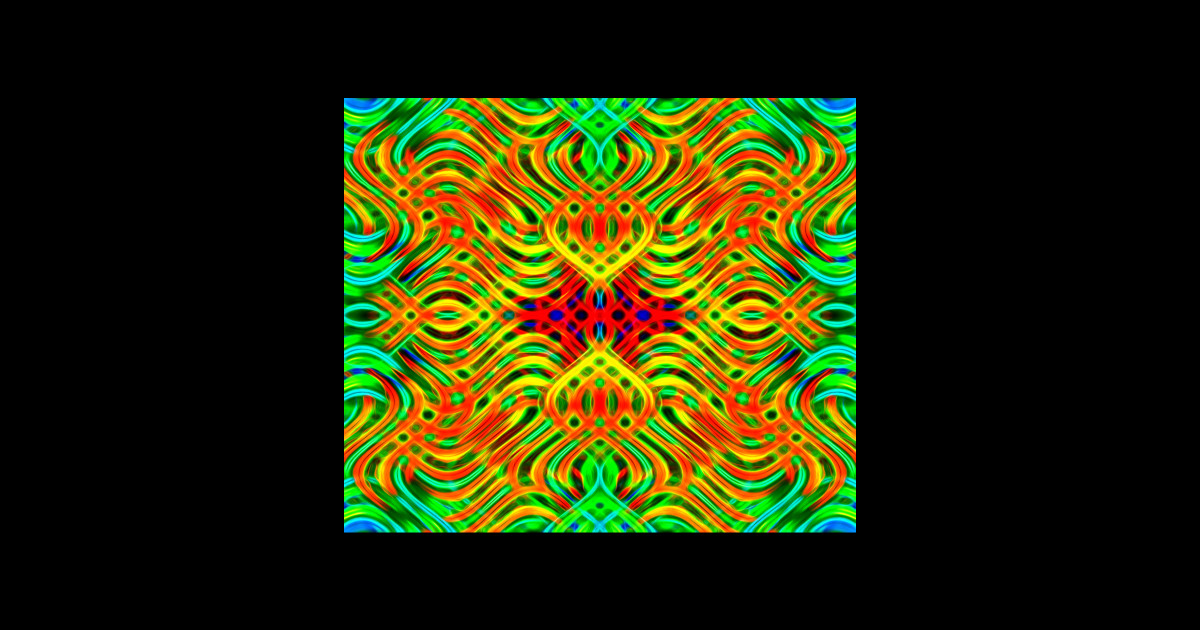 Symmetrical pattern - Symmetry Pattern - Sticker | TeePublic