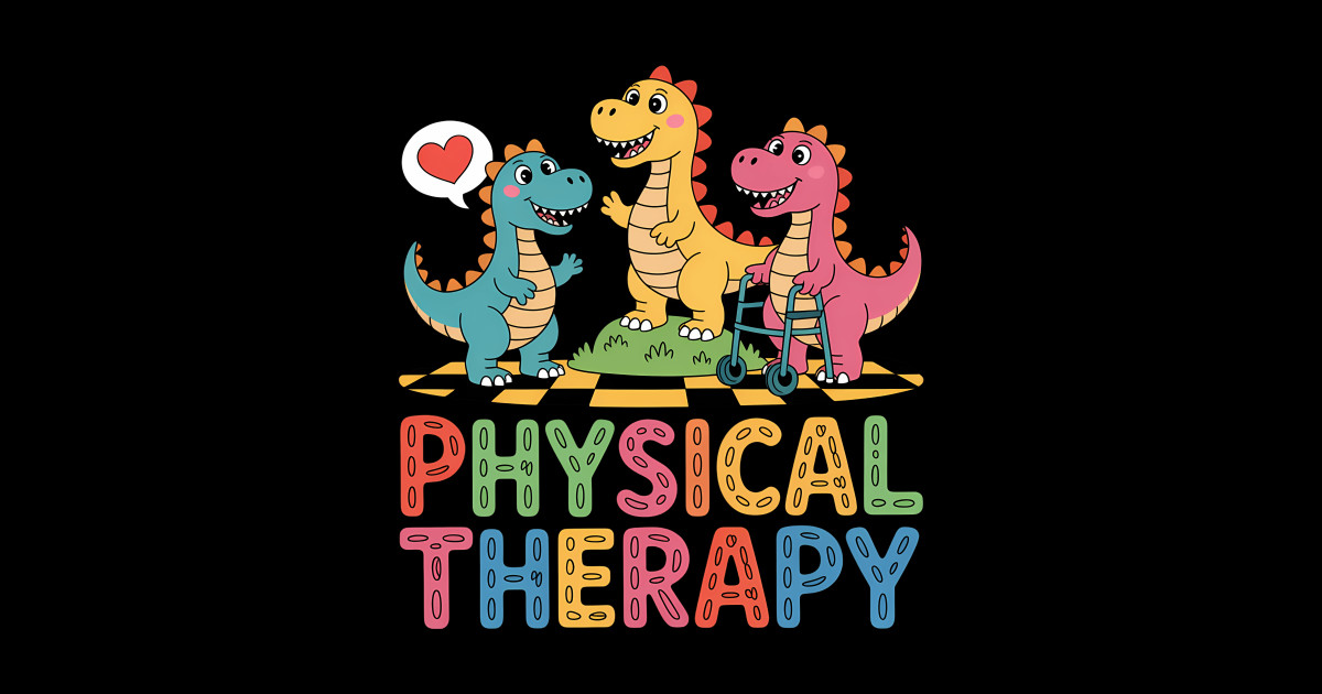 Pediatric Physical Therapist Cute Dinosaur Therapy - Therapist Cute ...
