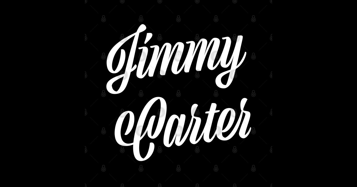 Jimmy Carter / Text Style - Jimmy Carter - Sticker | TeePublic