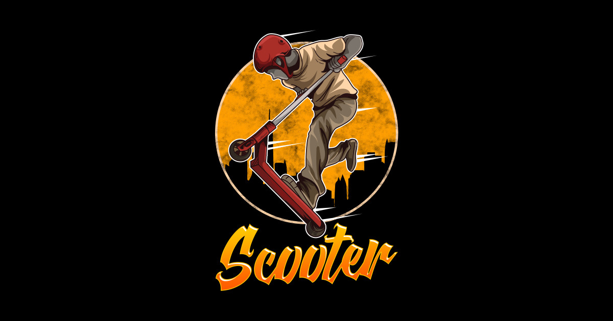 Scooter Obsessed Scootering Lover - Scooter - Sticker | TeePublic