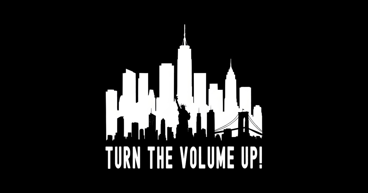 Turn The Volume Up Newyork Zohran Volume Up - Funny Volume Up - Sticker ...