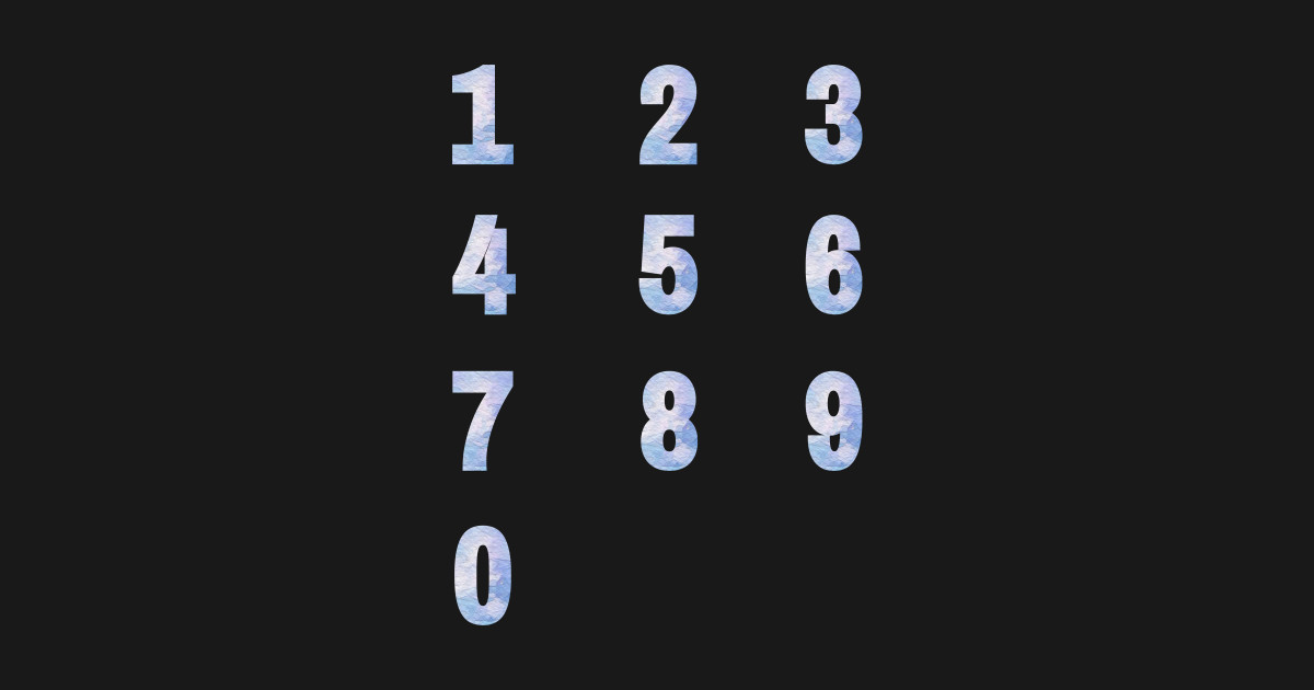 Blue Pattern Numberblocks For Kids - Numberblocks - T-Shirt | TeePublic