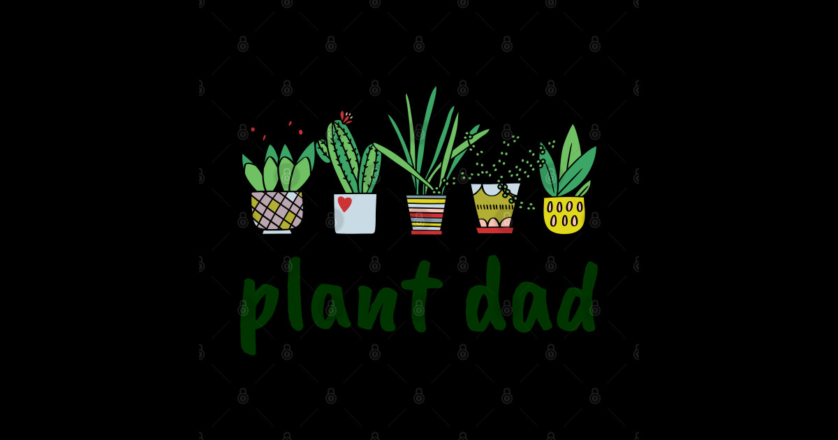 Plant Dad - Plant Dad - Sticker | TeePublic