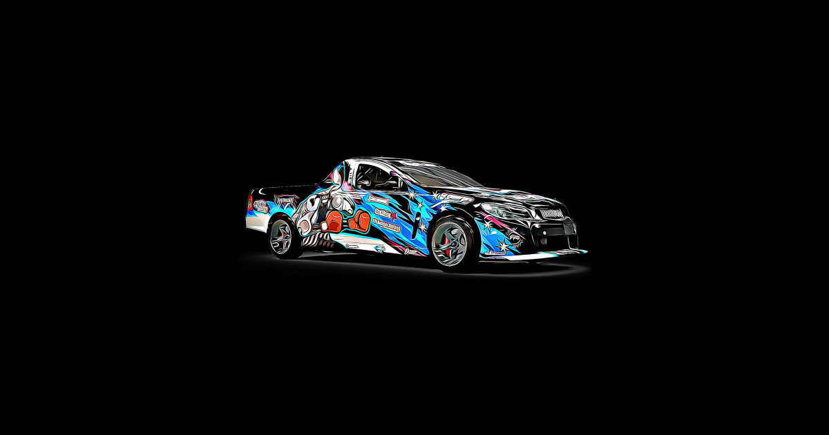 Maloo Drift Cartoon - Car - Posters and Art Prints | TeePublic
