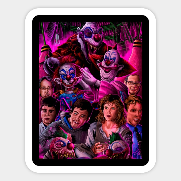 Klowns in Space - Klowns - Sticker | TeePublic