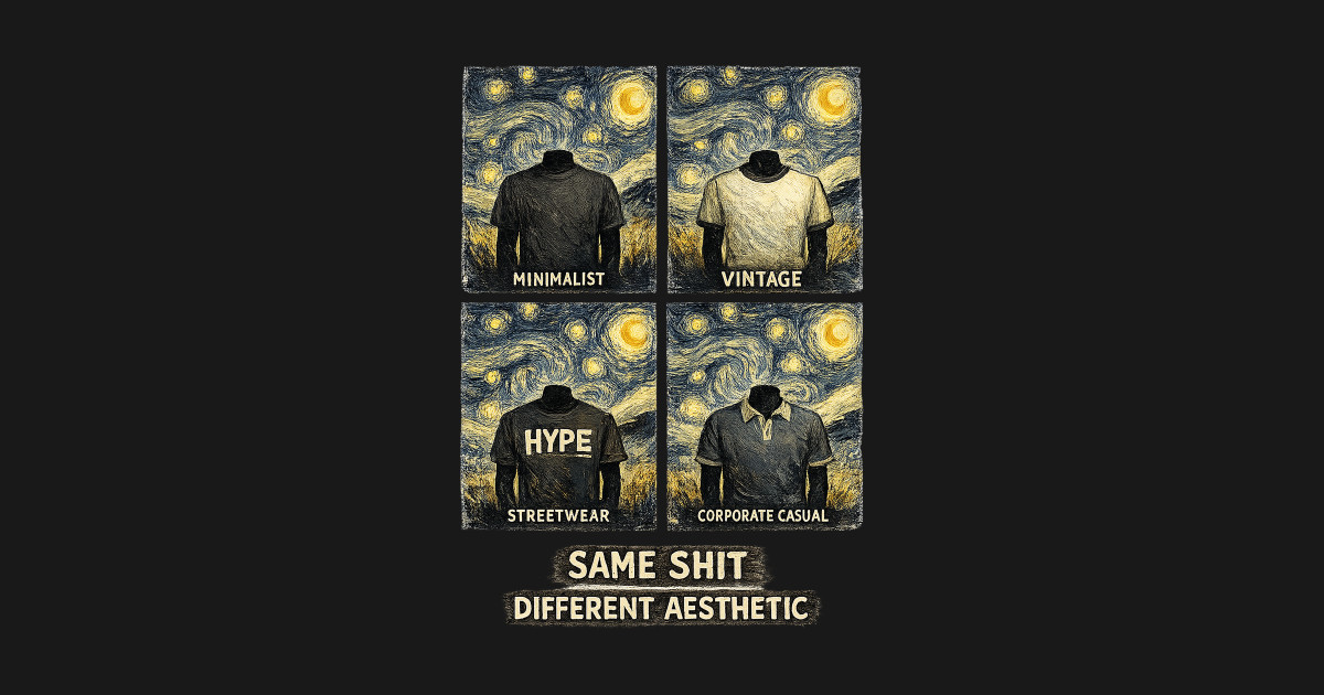 Same Shit, Different Aesthetic! - Same Shit Different - T-Shirt | TeePublic