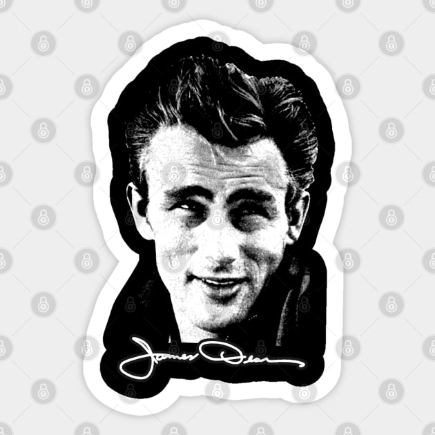 Vintage James Dean - James Dean - Sticker | TeePublic