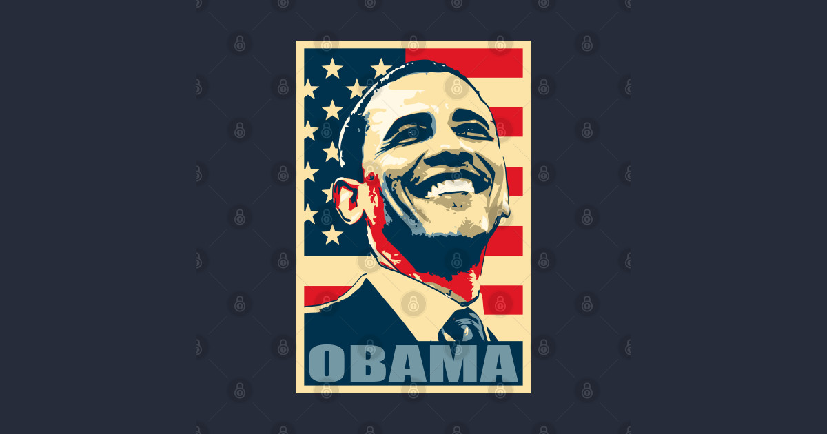 Barack Obama Poster Pop Art - Barack Obama - T-Shirt | TeePublic