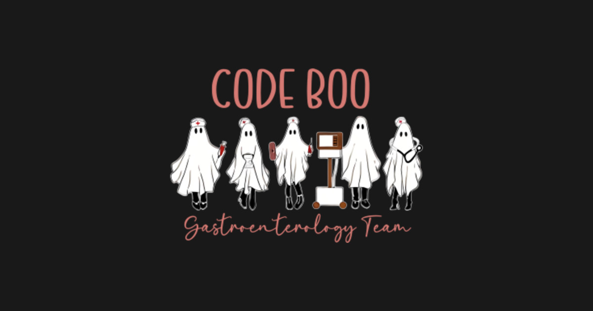 Code Boo Gastroenterology Team Nurse Gi Squad Halloween - Code Boo ...