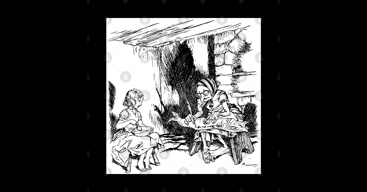 The Snow Queen - Arthur Rackham - Snow Queen - Sticker | TeePublic