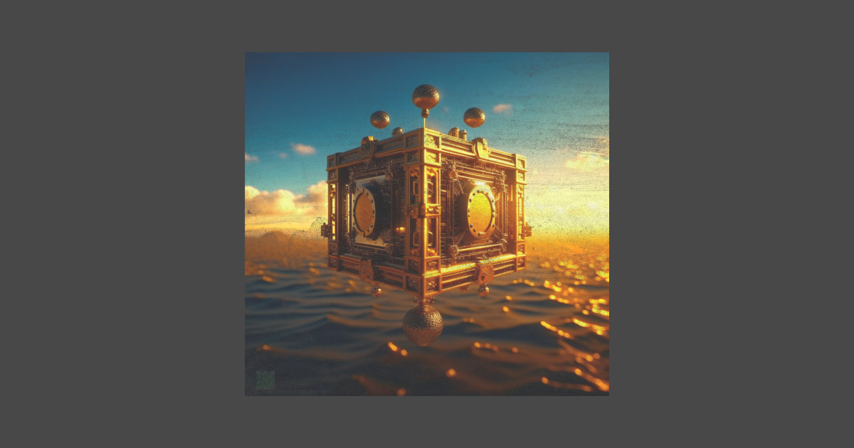 UAP Cube Concept - Steampunk Ufo - T-Shirt | TeePublic