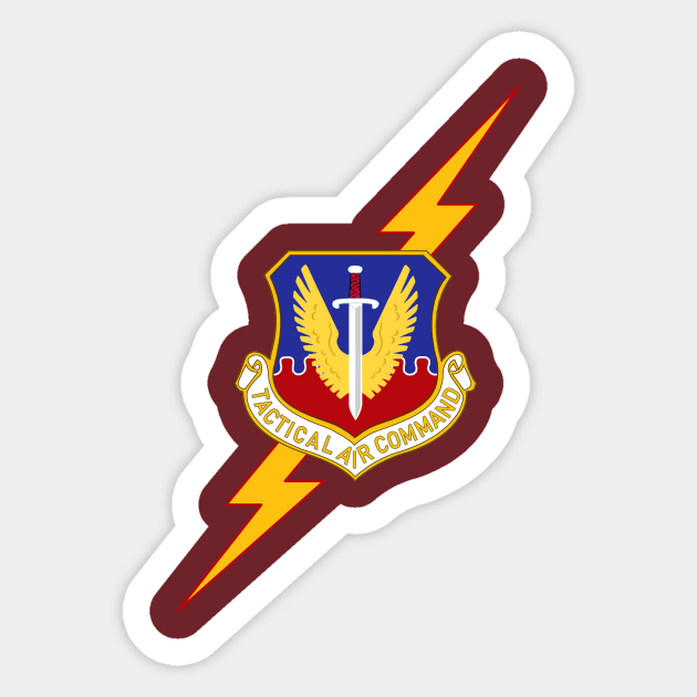 Tactical Air Command Crest (with lightning bolt) - Squadron Patches ...