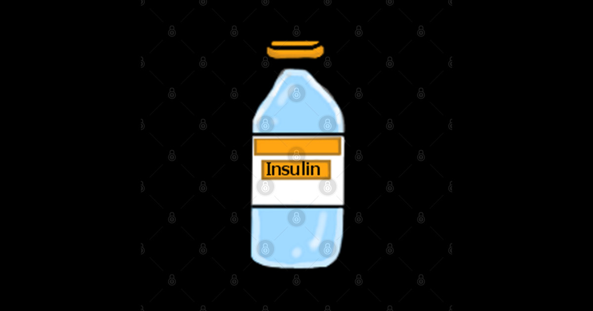 Insulin Bottle - Insulin Bottle - Sticker | TeePublic