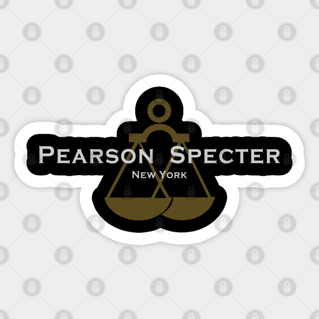 Pearson Specter Law Firm - Pearson Specter - Sticker | TeePublic