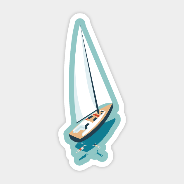 boat - Boat - Sticker | TeePublic