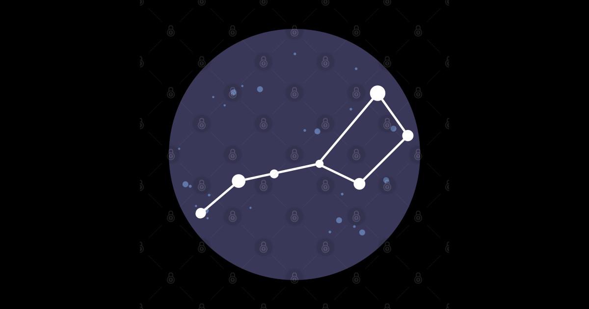 Ursa Major Constellation - Constellation - Sticker | TeePublic