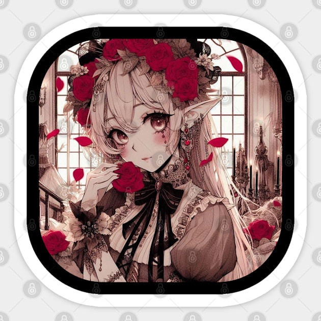 romantic victorian elf girl - victorian anime style - Elf Girl ...