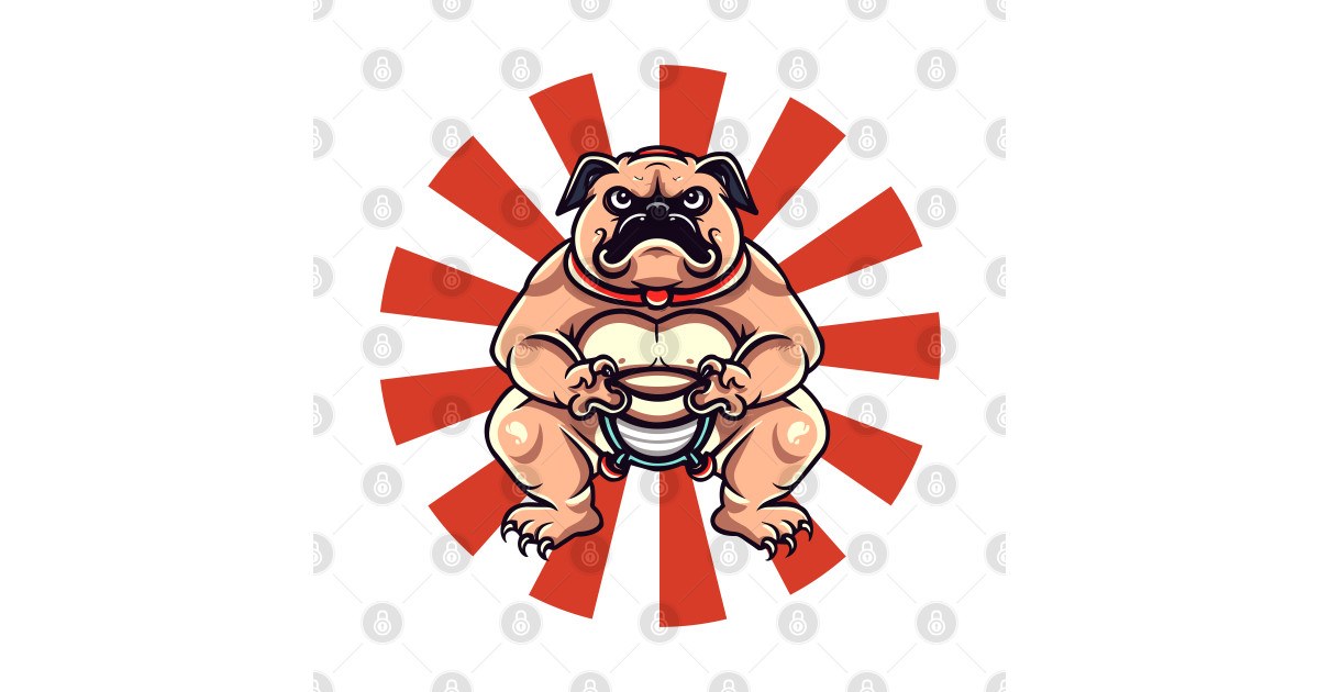 Sumo Dog ready to fight - Sumo Lover - T-Shirt | TeePublic