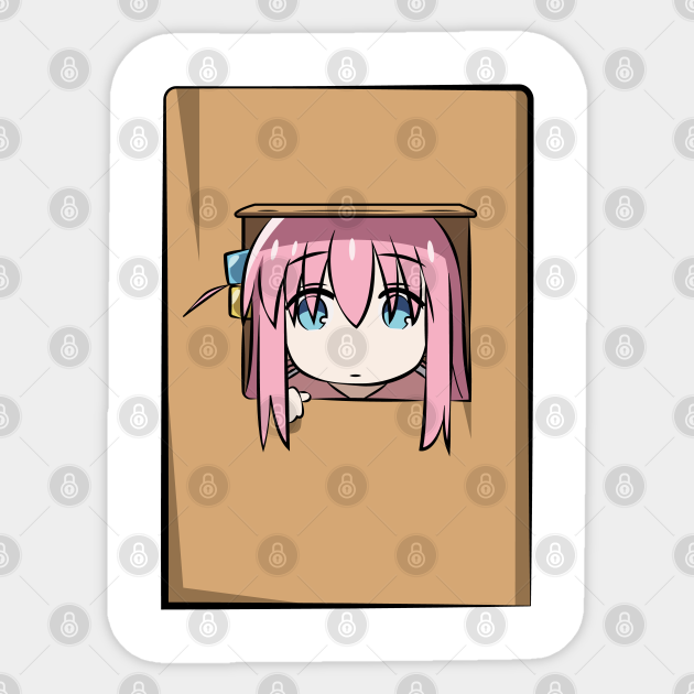 BOCCHI THE ROCK!: BOCCHI BOX - Bocchi The Rock - Sticker | TeePublic