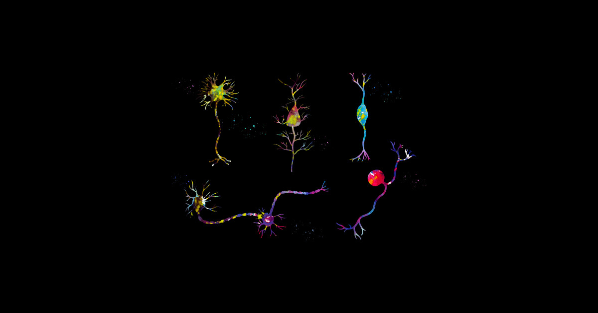 Neuron cells - Neuron - Pin | TeePublic