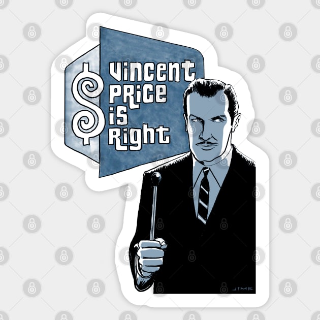 Vincent Price Is Right - Vincent Price - Sticker | TeePublic